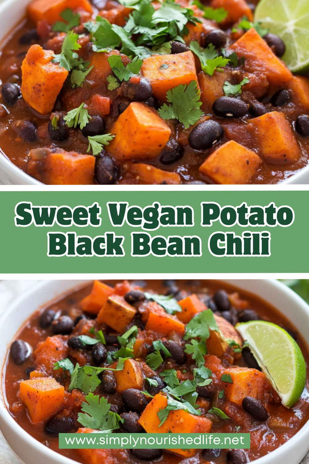 Effortless Sweet Potato Black Bean Chili Recipe For Two