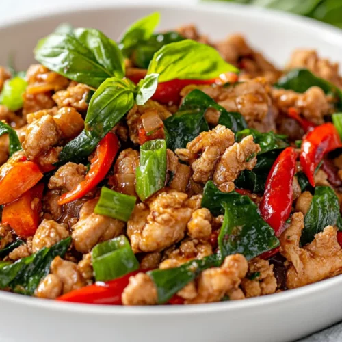 Easy Thai Basil Chicken Stir Fry Recipe Ready In 25 Minutes